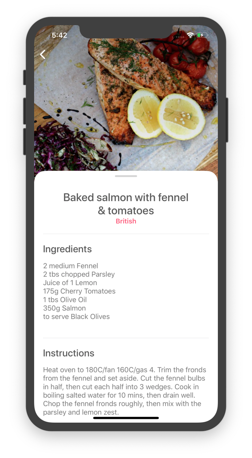 Cookbook - Multipurpose iOS app - Recipes, Travel guide, Classifieds - Uses API & Firebase ...